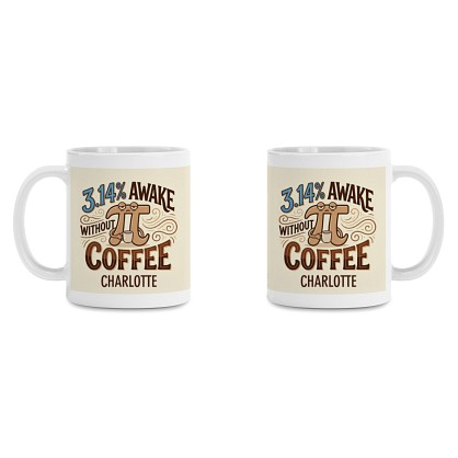 3.14 Awake Pi Day Mug | B2C Gifting | Personal Creations