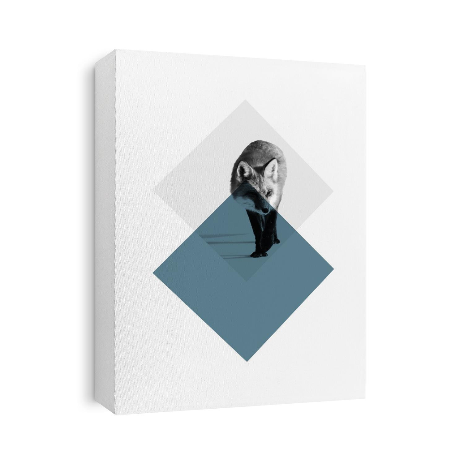 Geo Fox Canvas Print | CanvasWorld